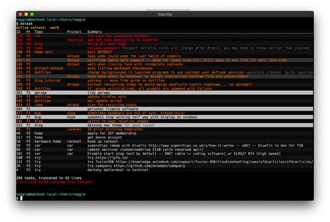 Dstask A CLI TODO Manager With Git Based Sync Markdown Notes Terminal Trove