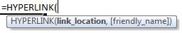 Excel HYPERLINK Formula Create Clickable Link