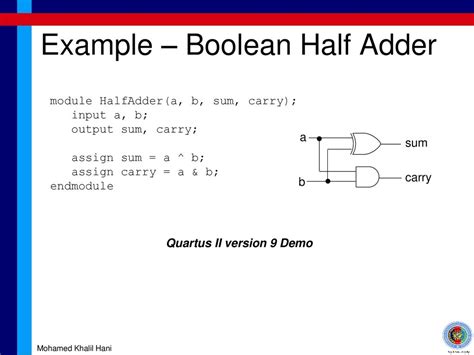Eee2243 Digital System Design Chapter 1 Verilog Hdl Combinational By