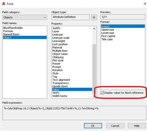 Attribute Field Precision Autocad Drawing Management And Output Autocad Forums