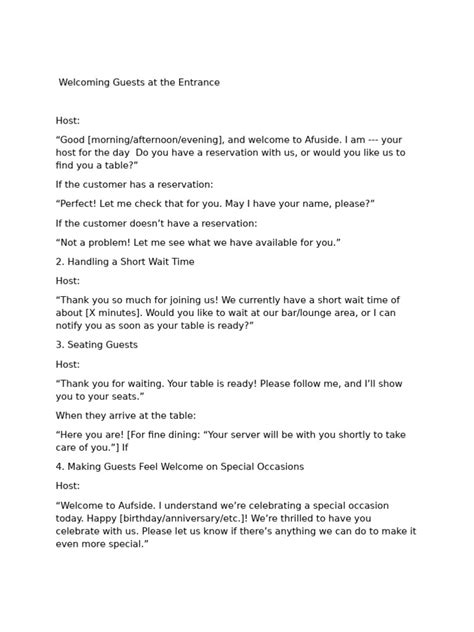Host Script Pdf