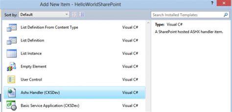 Ashx Generic Handlers And Sharepoint Now In Cksdev Life On Planet
