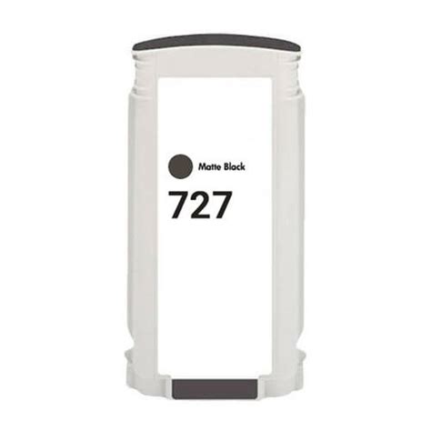 HP 727 B3P22A cartouche d'encre compatible noire mat standard capacité ...
