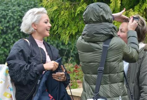 S Club 7 Star Hannah Spearritt Films Her First Scenes On Eastenders Set