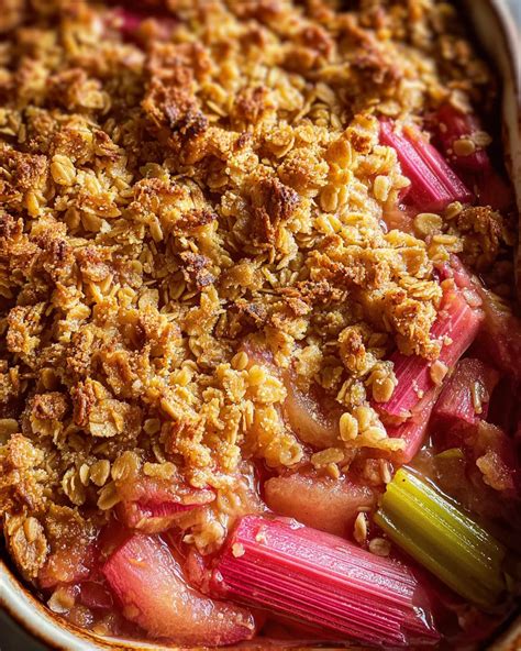 Rhubarb Crisp The Perfect Comfort Dessert Recipe