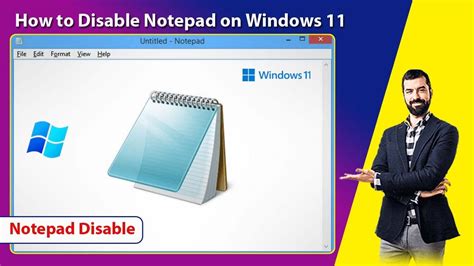How To Disable Notepad On Windows PC Or Laptop Turn Off Notepad Enable Or Disable Notepad