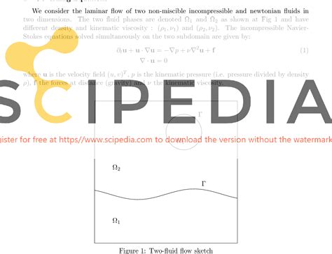 Figure 1 From The X Mesh Method Applied To Multiphase Flows Semantic