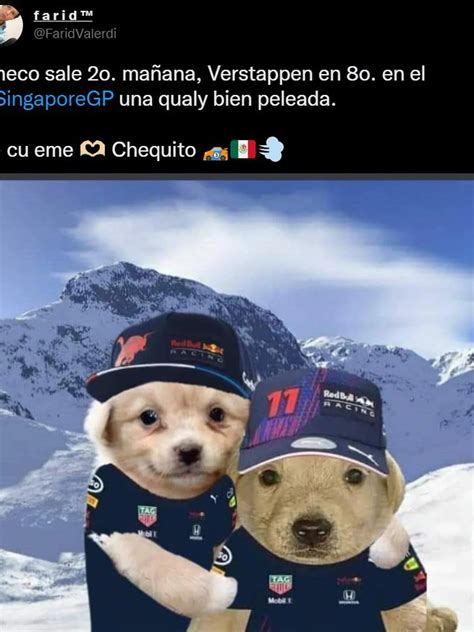 Checo Pérez Y Sus Mejores Memes Tras Conseguir El Segundo Puesto De Salida En El Gp De Singapur