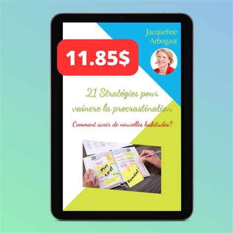 E Book 21 Stratégies Pour Vaincre La Procrastination Stratégies