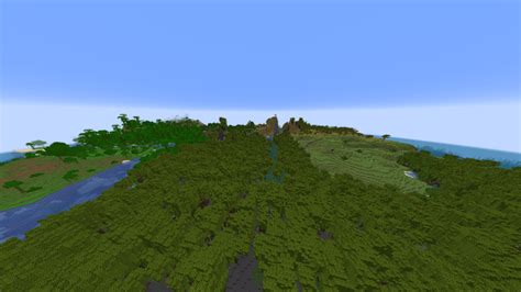 I Wanted To Play The Newest Snapshot And Spawned In A Mangrove Forest Nexto A Jungle An Acatia