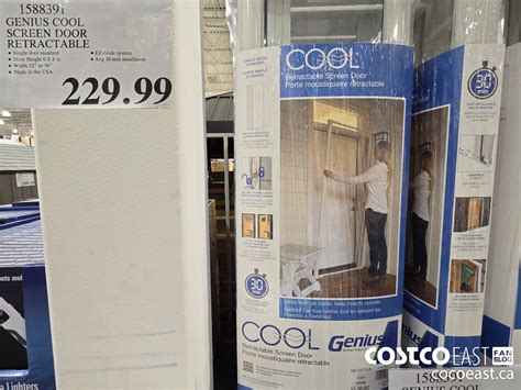 1588391 Genius Cool Screen Door Retractable 229 99 Costco East Fan Blog