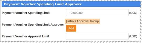Payment Voucher Workflow User