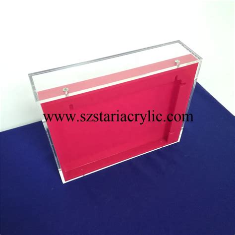 Premium Wall Mounted Lucite Acrylic Art Shadow Box With Black Buy Lucite Acrylic Shadow Box