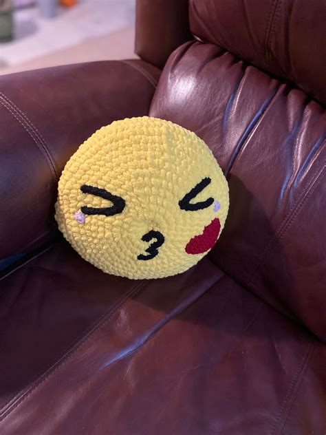 Emoji Pillows Fun Decorative Cushions Etsy