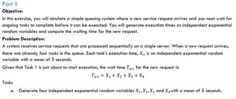 Solved Part Ii Objective In This Exercise You Will Simulate A
