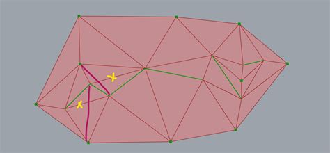 How To Create Triangulated Mesh From Given Vertices And Some Given Edges Grasshopper Mcneel