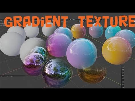 9 Glossy Gradient Texture Blender 2 8 Tutorials Youtube Blender
