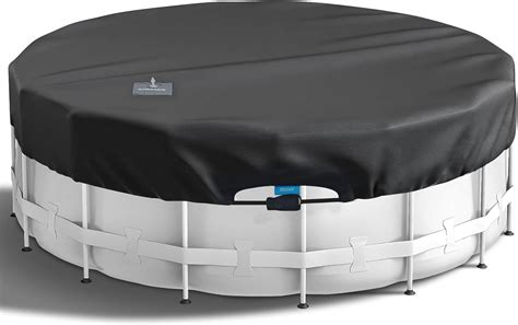 14 Ft Pool Cover 420d One Piece Round Pool Cover Quick Installation