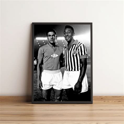 Quadro Garrincha E Pelé 3943 Elo7 Produtos Especiais