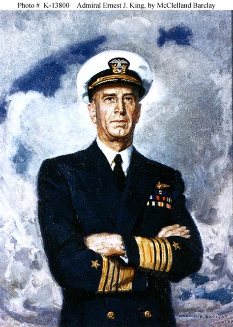 Us People King Ernest J Fleet Admiral Usn