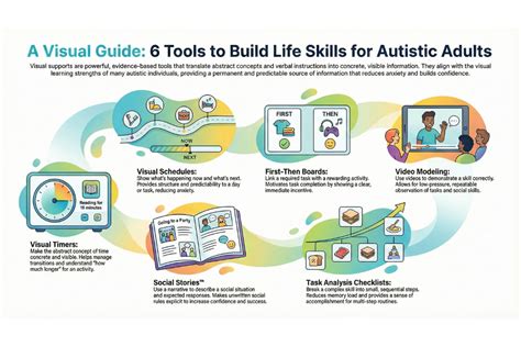 6 Visual Supports For Teaching Life Skills To Autistic Adults Meristem