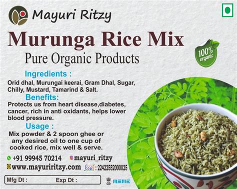 Murunga Rice Mix Mayuri Ritzy