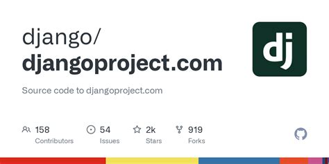 GitHub Django Djangoproject Com Source Code To Djangoproject Com
