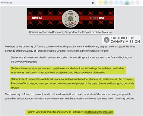 Sara Carpenter Canary Mission