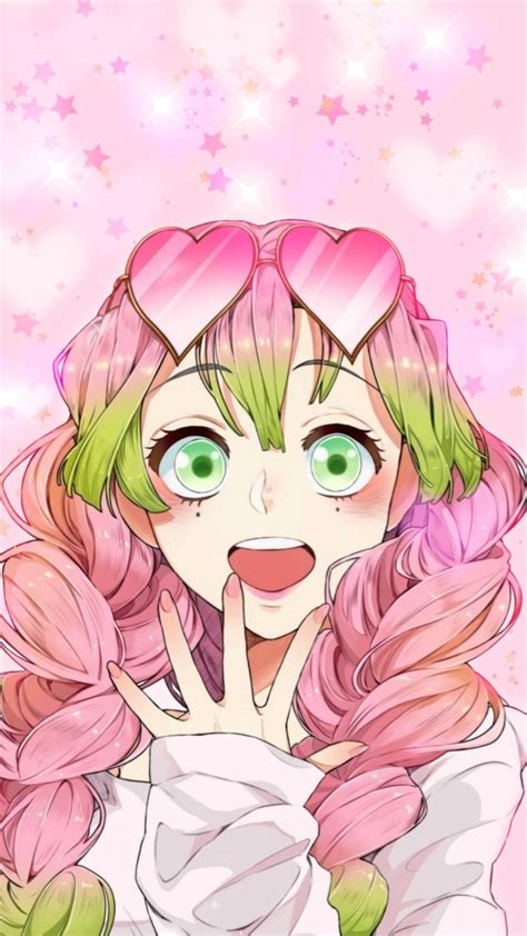 Mitsuri Kanroji Iphone Wallpapers Vibrant Designs For Fans