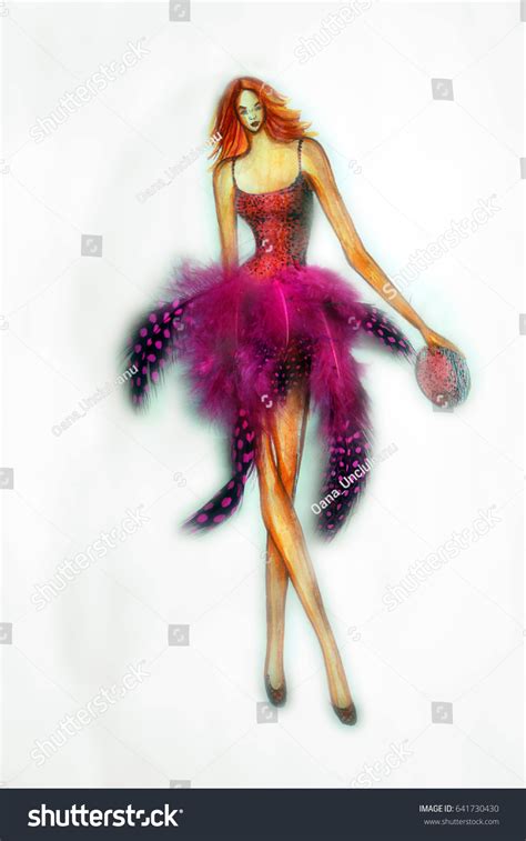 How To Draw Feathers In Fashion