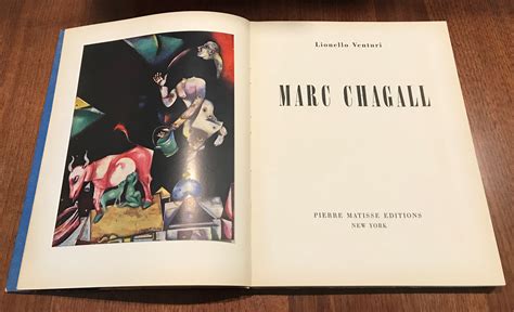 Marc Chagall Numbered Limited Edition By Venturi Lionello Clifford