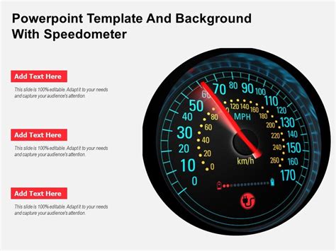 Powerpoint Template And Background With Speedometer Presentation Graphics Presentation