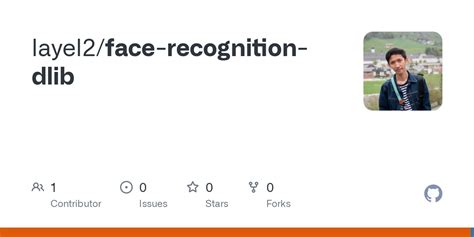 Github Layel2face Recognition Dlib