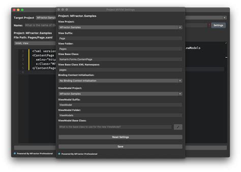 MVVM Wizard MFractor Documentation