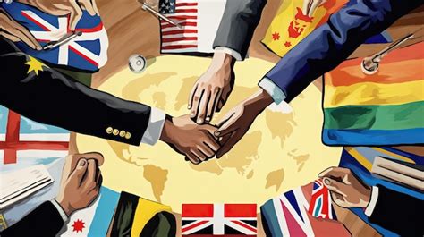 Premium Photo Illustration Of A Peace Negotiations Diplomacy