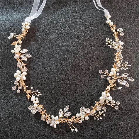 SLBRIDAL ручной работы золотой кристалл горный хрусталь пресноводный ...