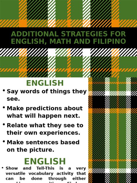 Strategies In Filipino Pdf