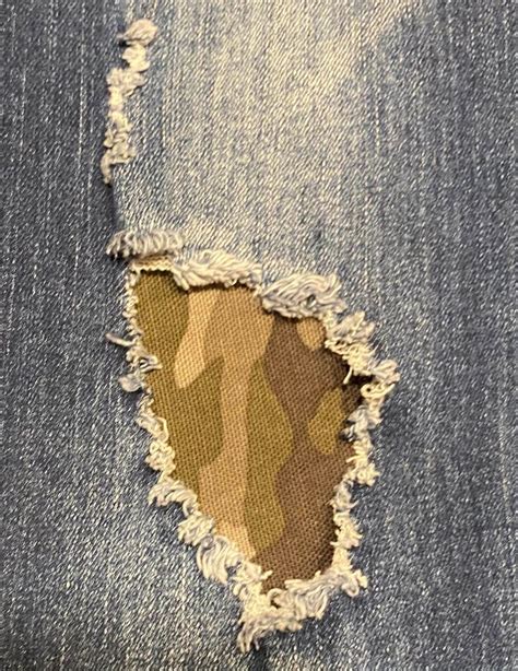 Camouflage Patch Patches For Denim Patches For Jeans Easy To Apply Patch Jean Repair Fabric