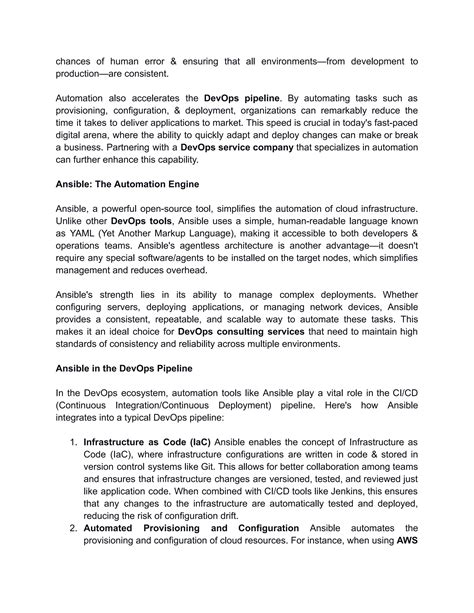 Streamlining Cloud Infrastructure Automation With Ansible Pdf