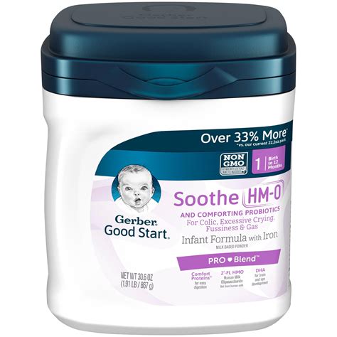 Gerber Good Start Soothe Non Gmo Powder Infant Formula Stage 1 306 Oz