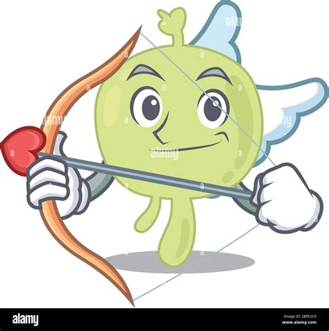 Lymph Node In Sweet Romantic Cupid Cartoon Drawing With Arrow Stock Vector Image And Art Alamy