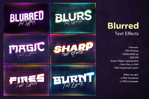 Gradient Blurred Text Effect Filtergrade