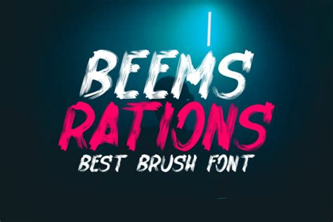 Beems Rations Schriftart Herunterladen Und Kostenlos Für Website Und Photoshop Installieren