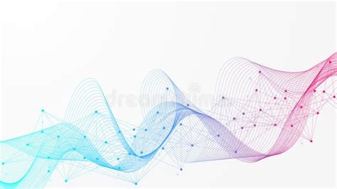 Technology Abstract Lines And Dots Connection Background Connection Digital Data And Big Data