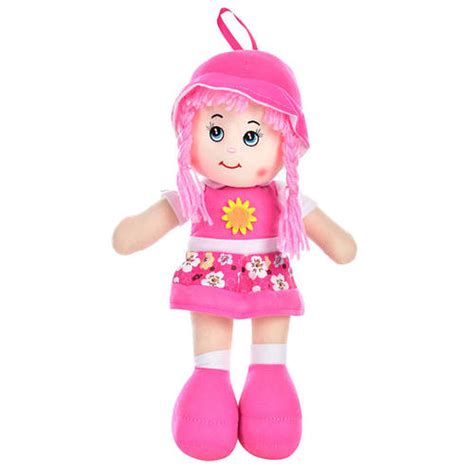 Купить Кукла мягконабивная Bambi 622323, 35 см (Розовый-розовый), цена ...
