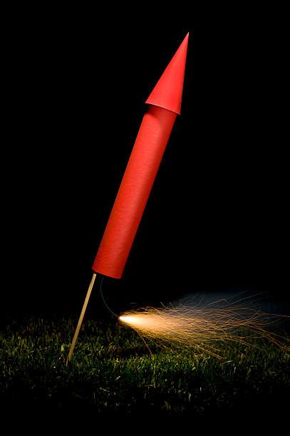 Bottle Rocket Firework Launching