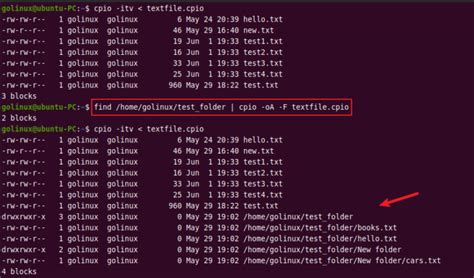 10 Cpio Command Examples In Linux Cheat Sheet Golinuxcloud
