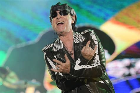 Scorpions Band Vocalist Klaus Meine Editorial Photo Image Of Meine