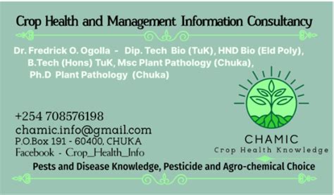 Crophealthinfo Chamic
