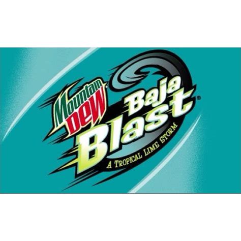 Baja Blast Mountain Dew A Refreshing Tropical Lime Flavored Soft Drink
